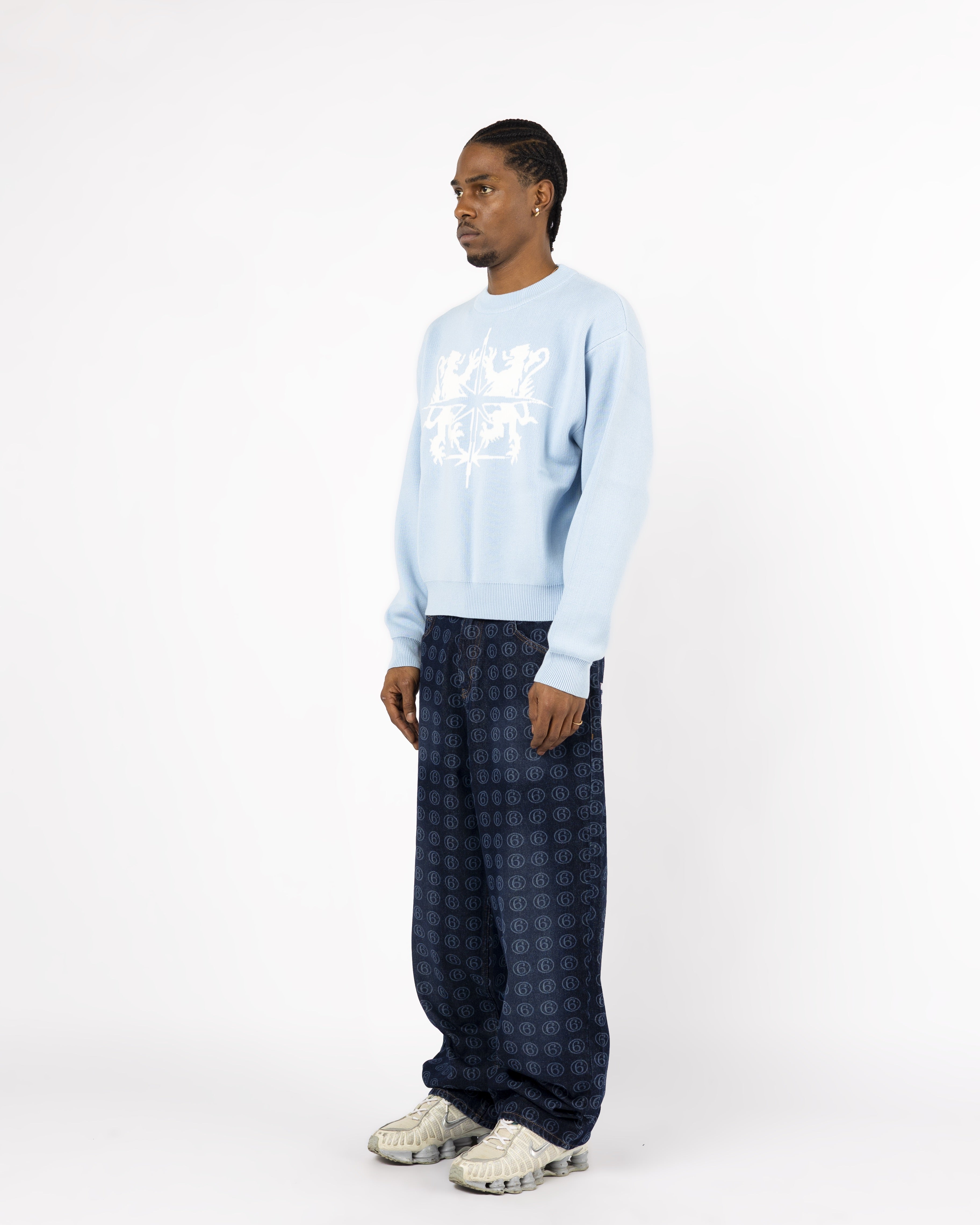 DivinByDivin | Blue Blason Knitwear